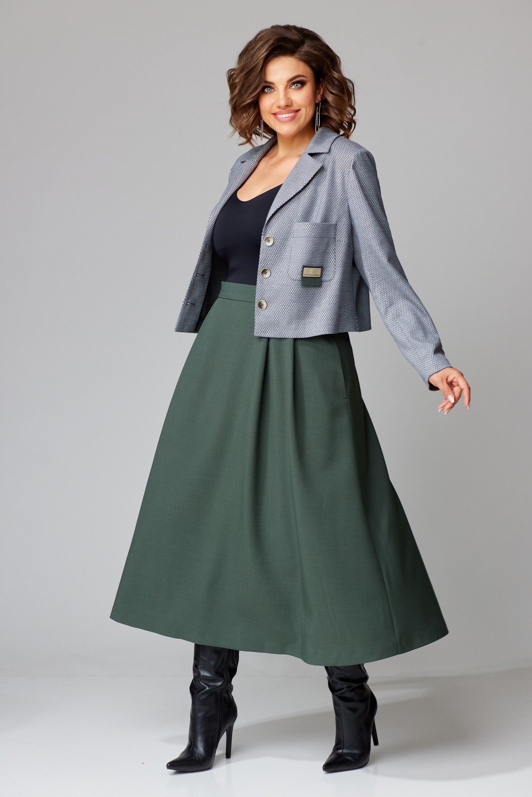 Костюм с юбкой 24-17 AIRA style купить в интернет магазине Велесмода