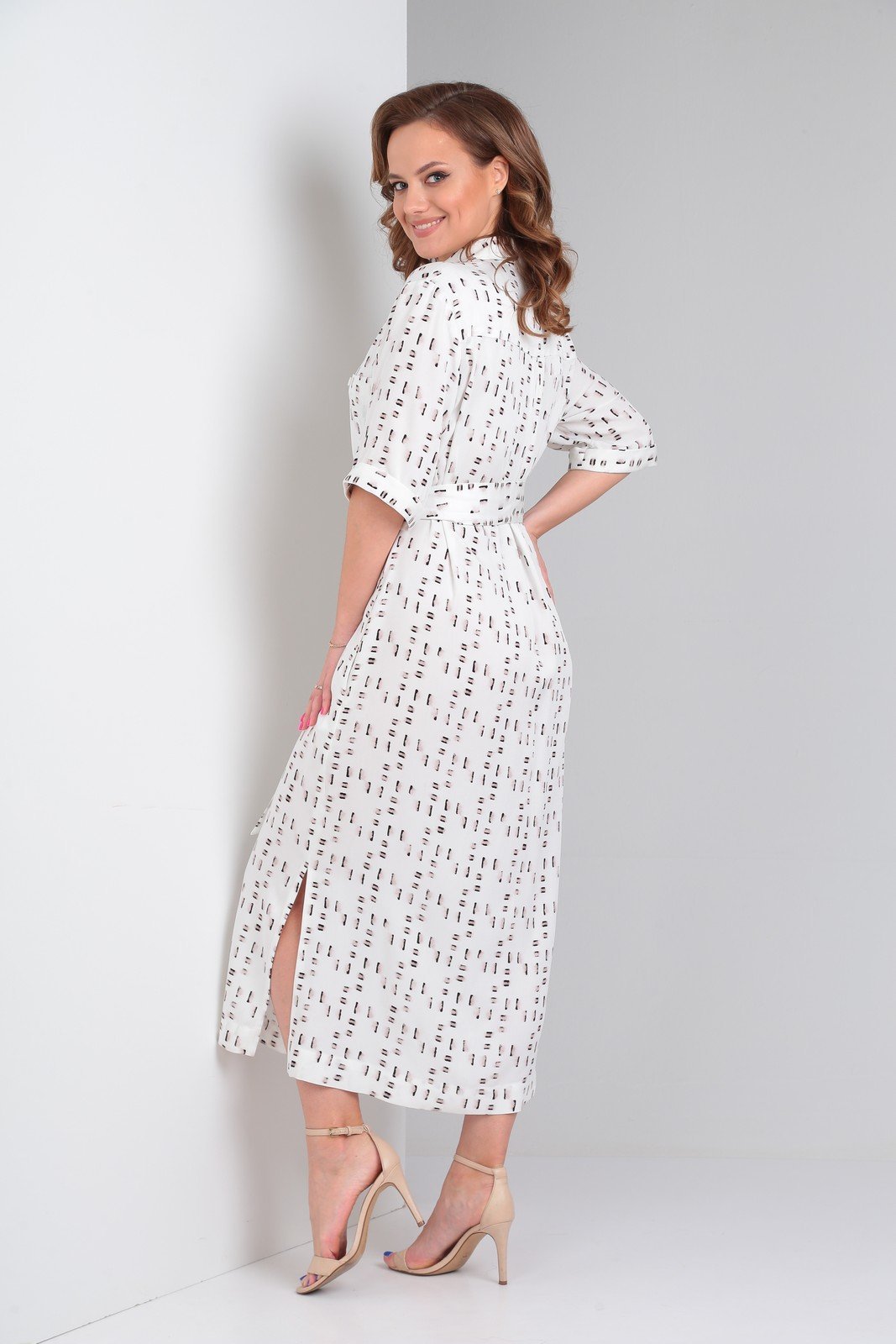 Платье 002 молочный Andrea Fashion купить в интернет магазине Велесмода