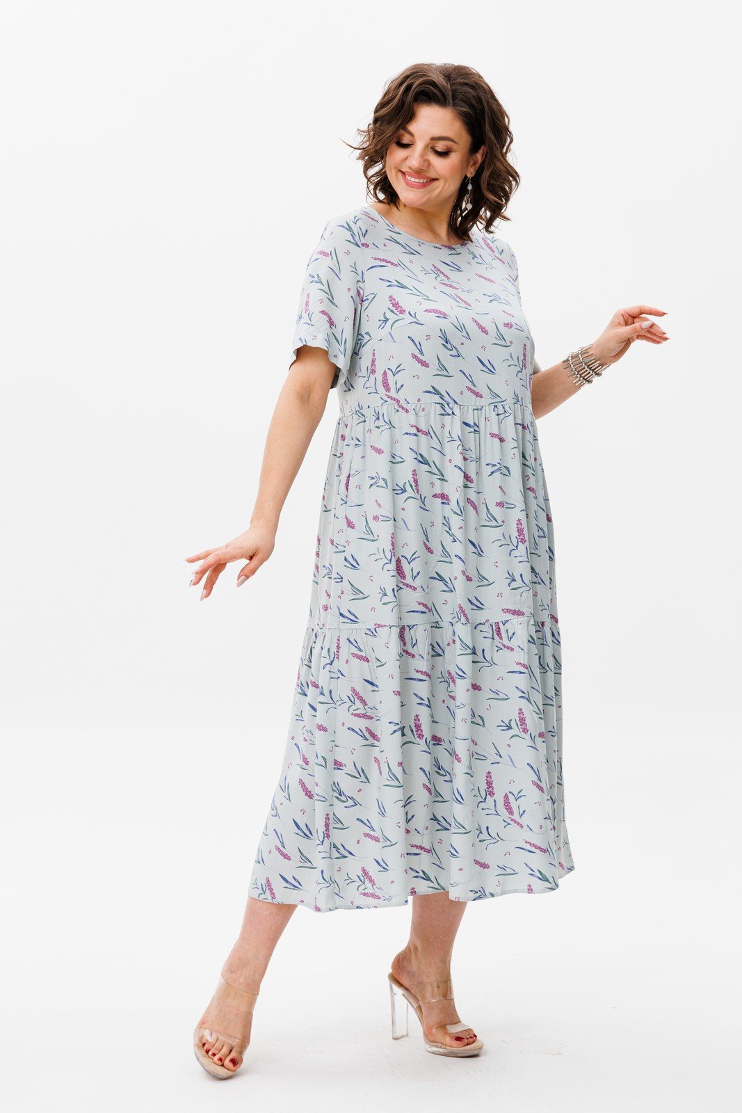 Платье 1408 лаванда Anelli купить в интернет магазине | в наличии