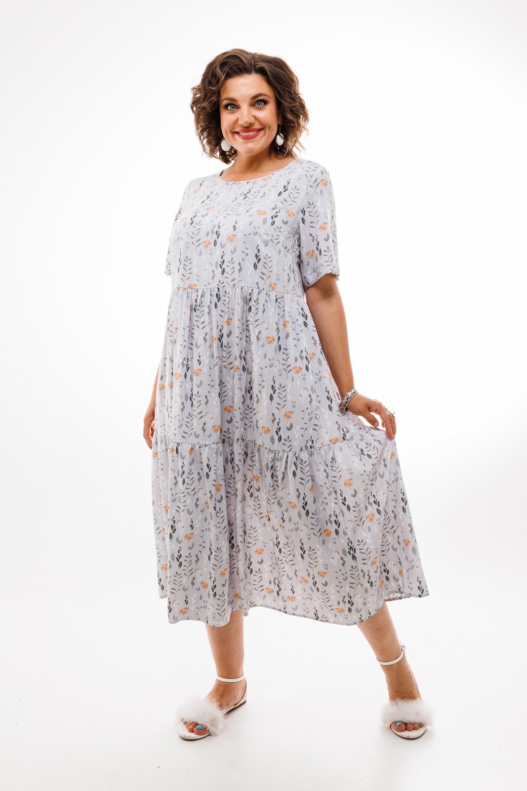 Платье 1408 дымка Anelli купить в интернет магазине Велесмода