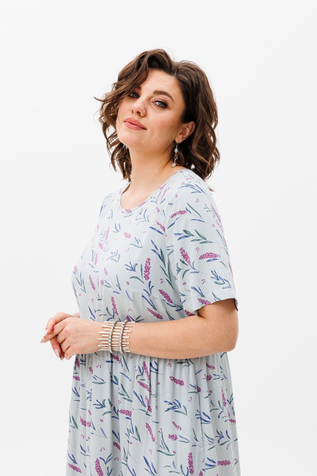 Платье 1408 лаванда Anelli купить в интернет магазине | в наличии