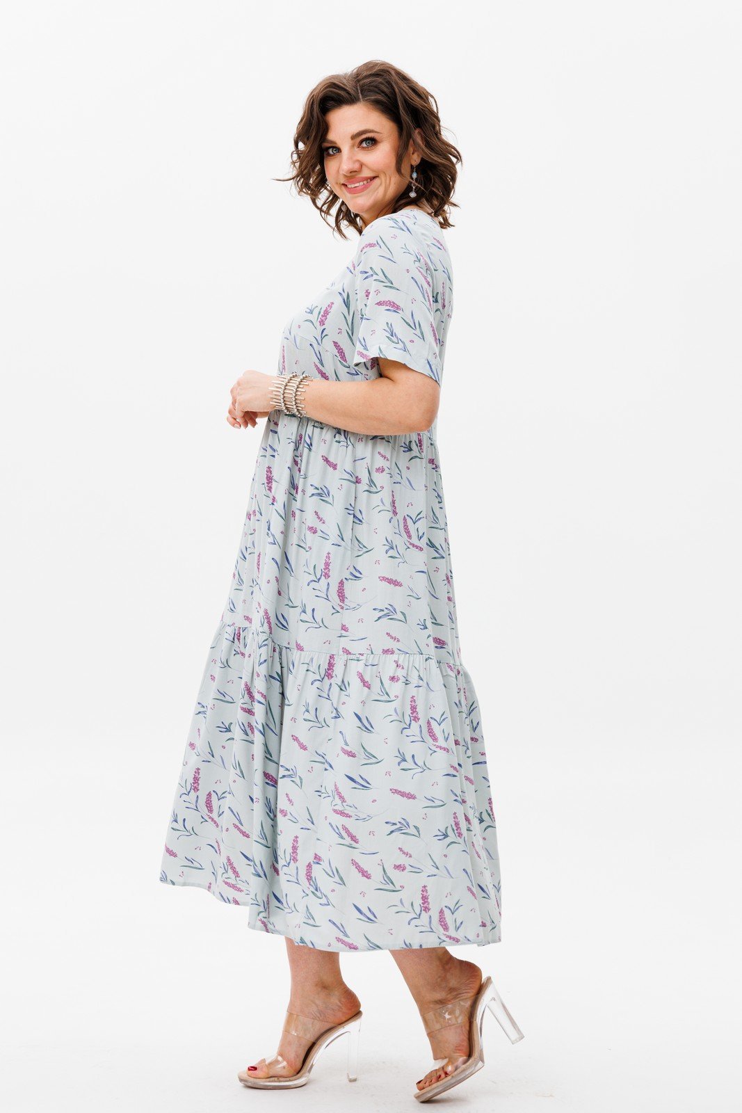 Платье 1408 лаванда Anelli купить в интернет магазине | в наличии