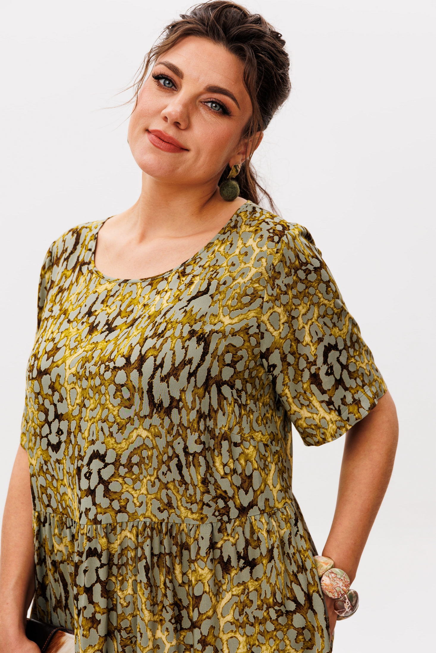 Платье 1408 речной самоцвет Anelli купить в интернет магазине | в наличии