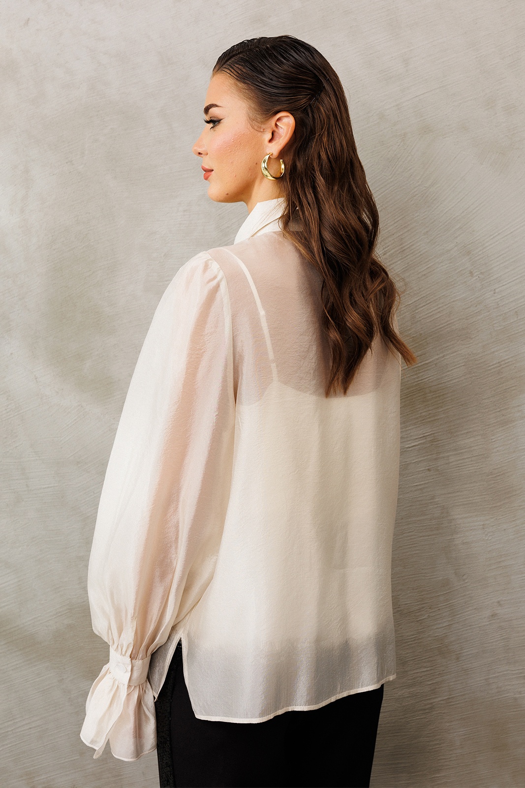 *Блузка 3131 сливочный BUTER купить - 32% скидка | в наличии