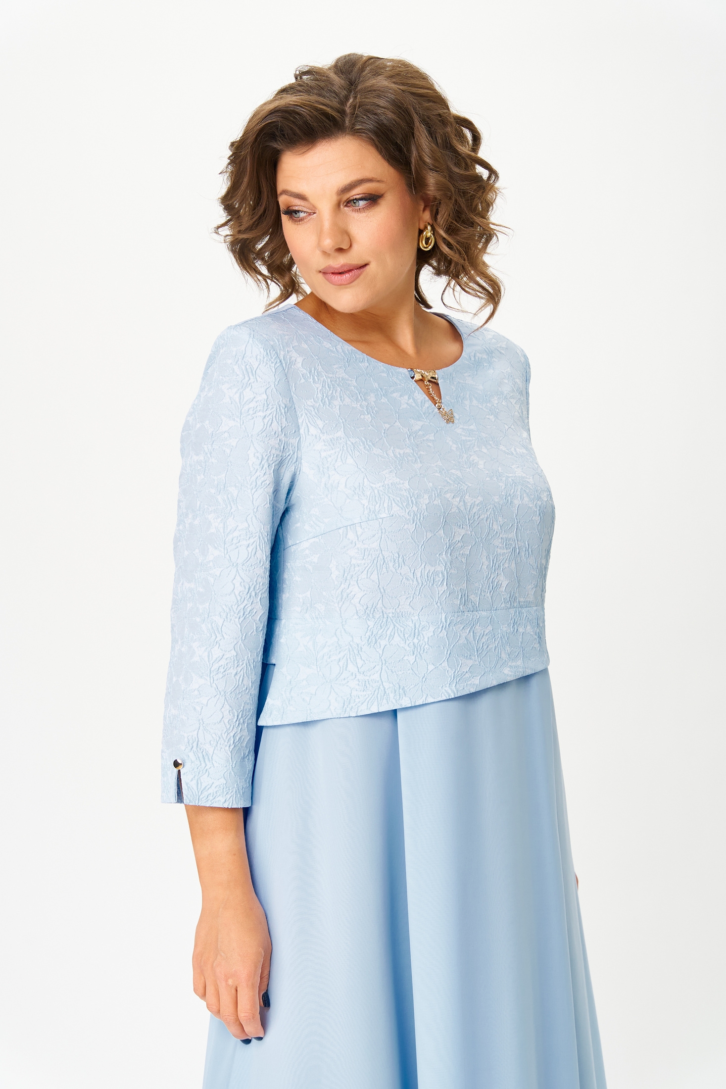 Платье 954-4 голубой Bonna Image купить в интернет магазине Велесмода