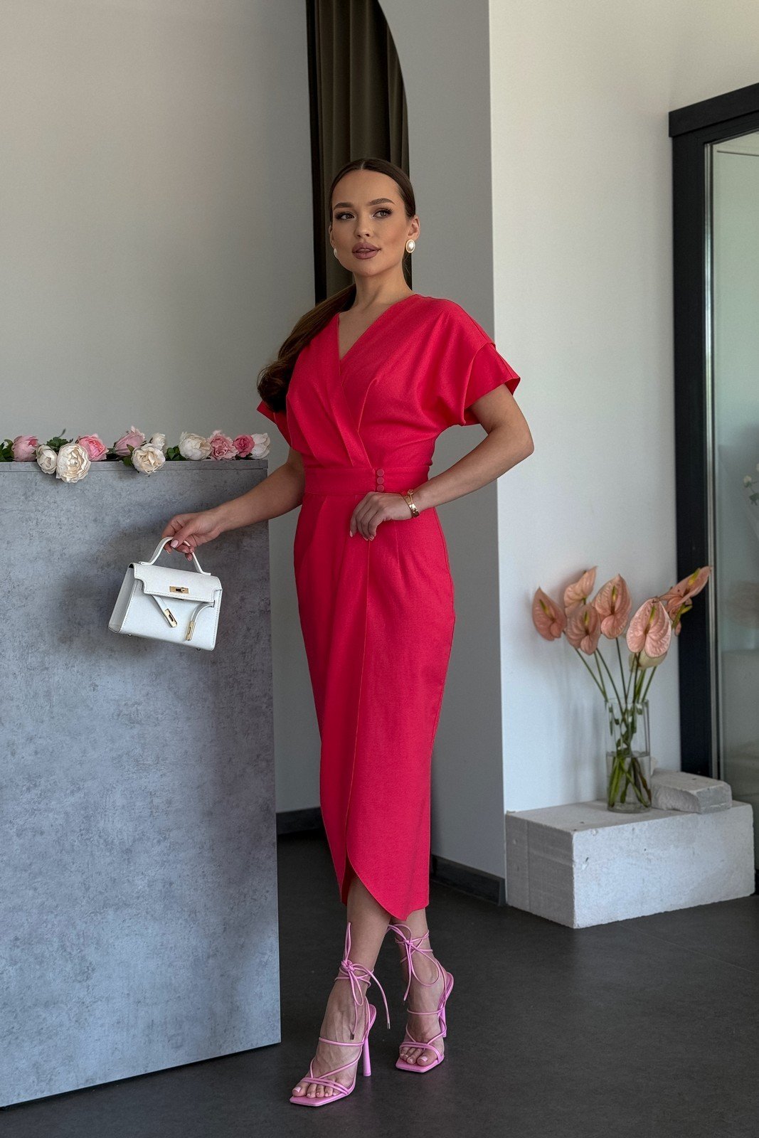 Платье 2029 малина DilanaVIP купить в интернет магазине | в наличии