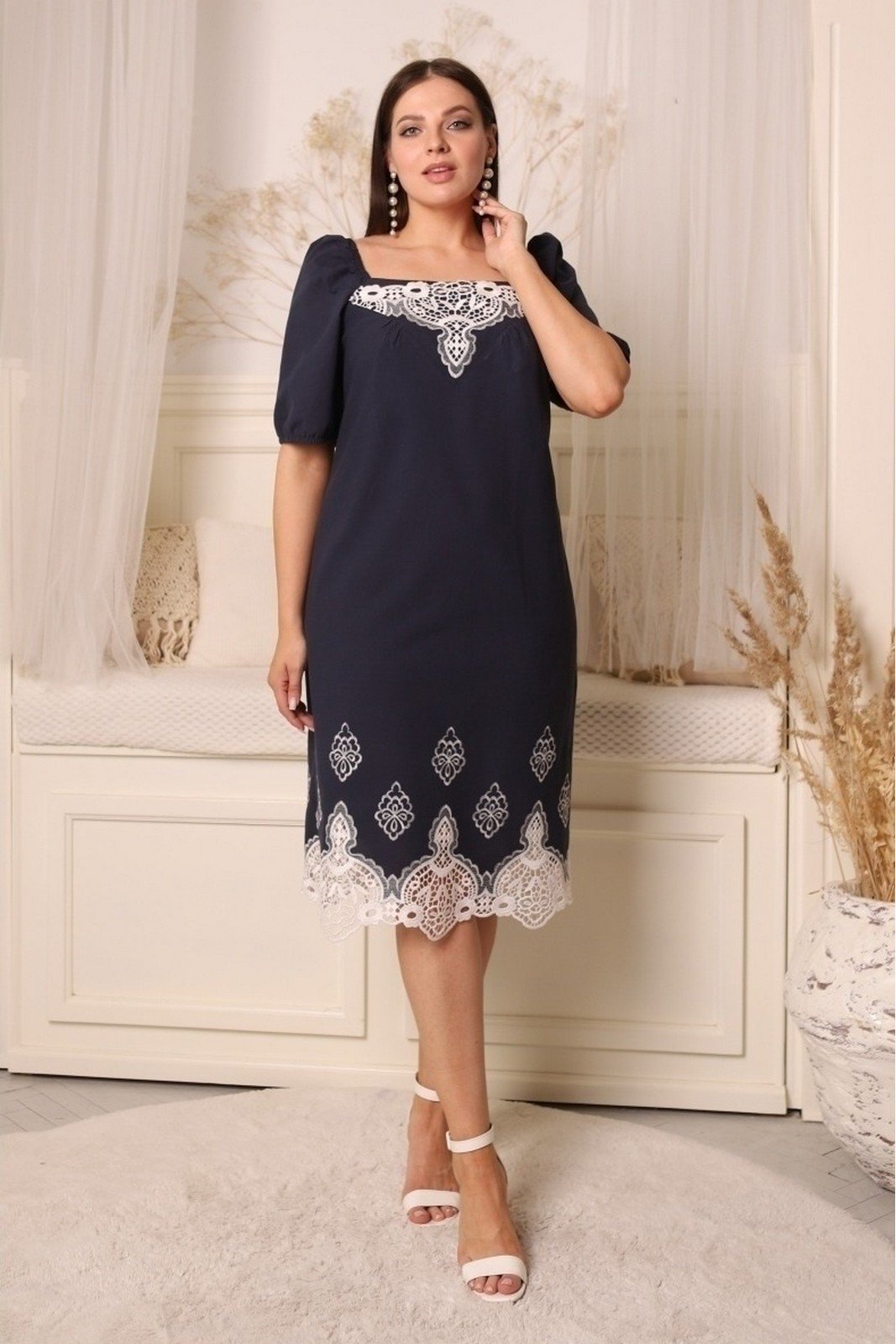 Платье 2-021 синий Friends Prim купить в интернет магазине | в наличии