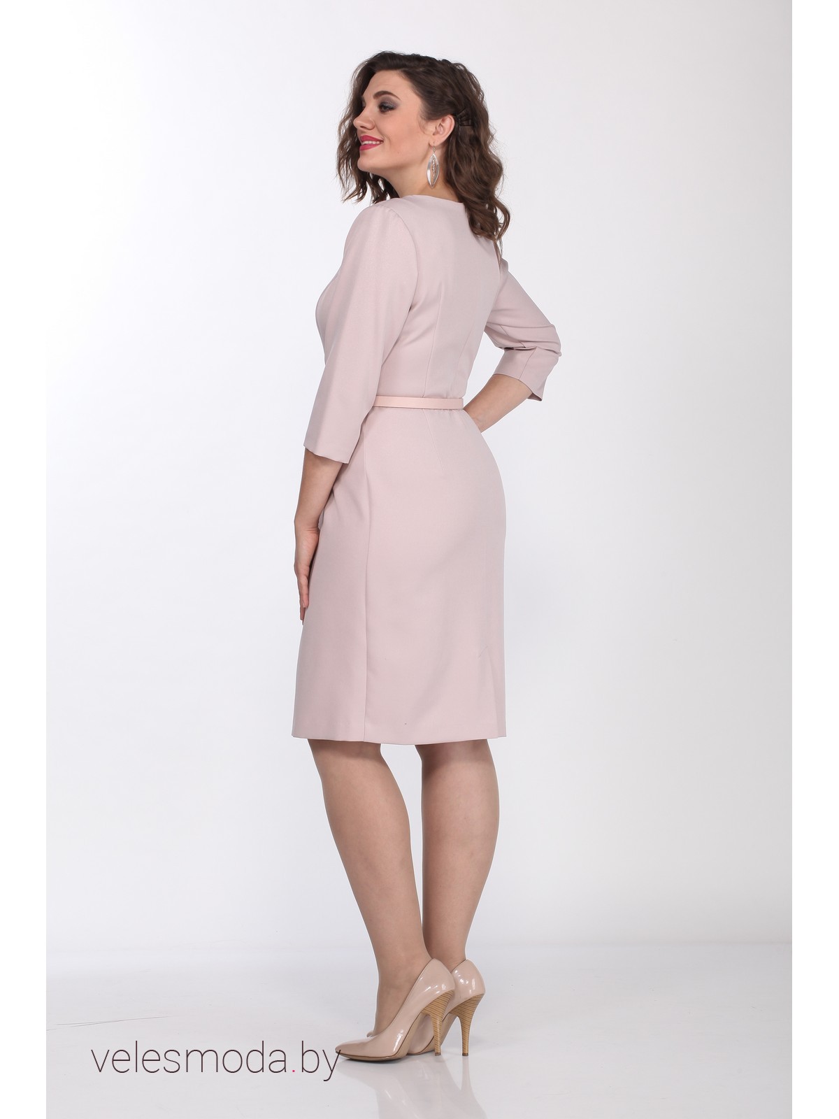 Платье 048-1 розовый Juliet купить в интернет магазине Велесмода