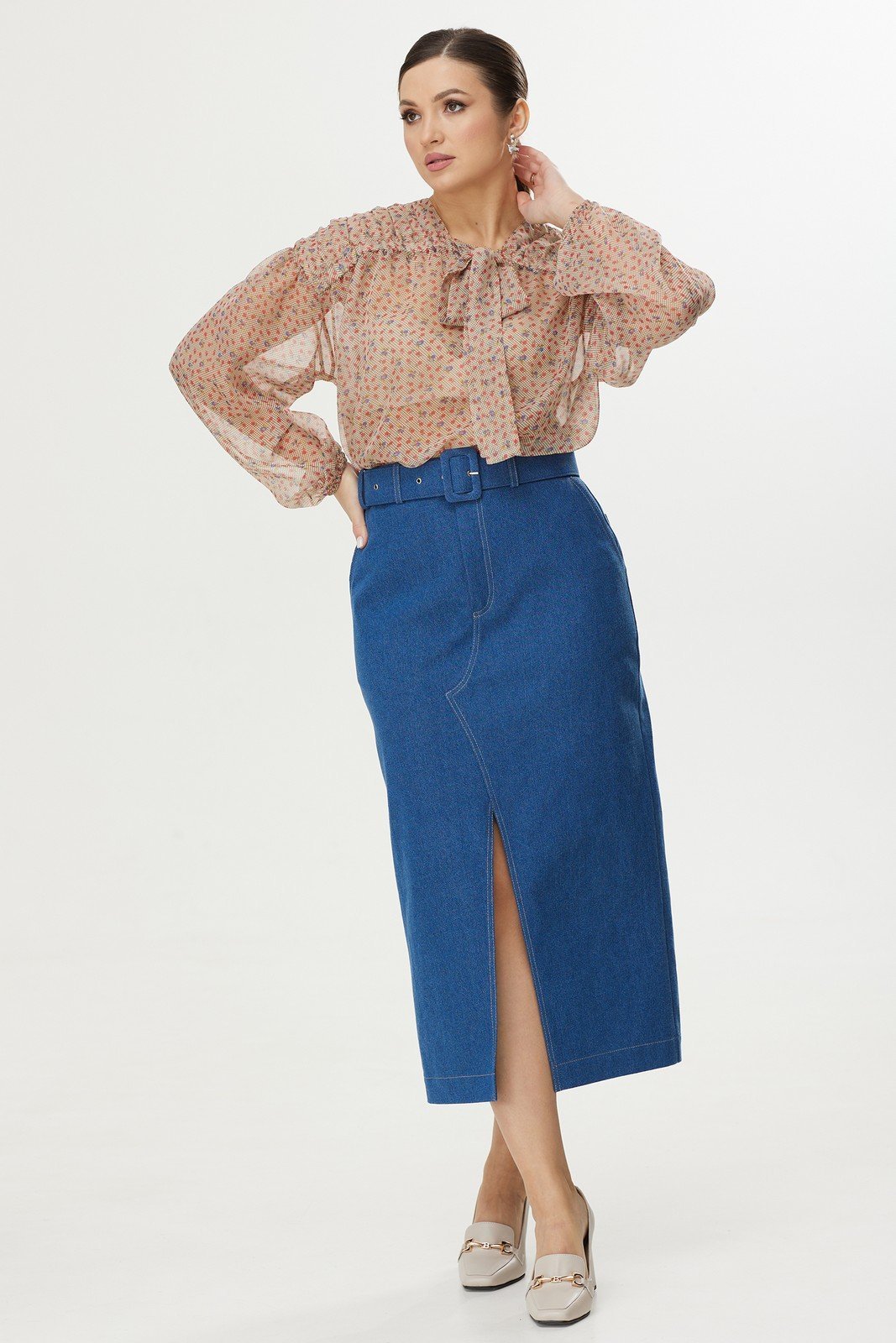 Блузка 2059 Kaloris купить - 6% скидка | в наличии