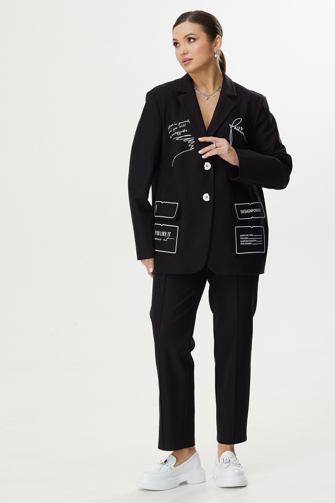 Костюм брючный 2071 Kaloris купить в интернет магазине Велесмода