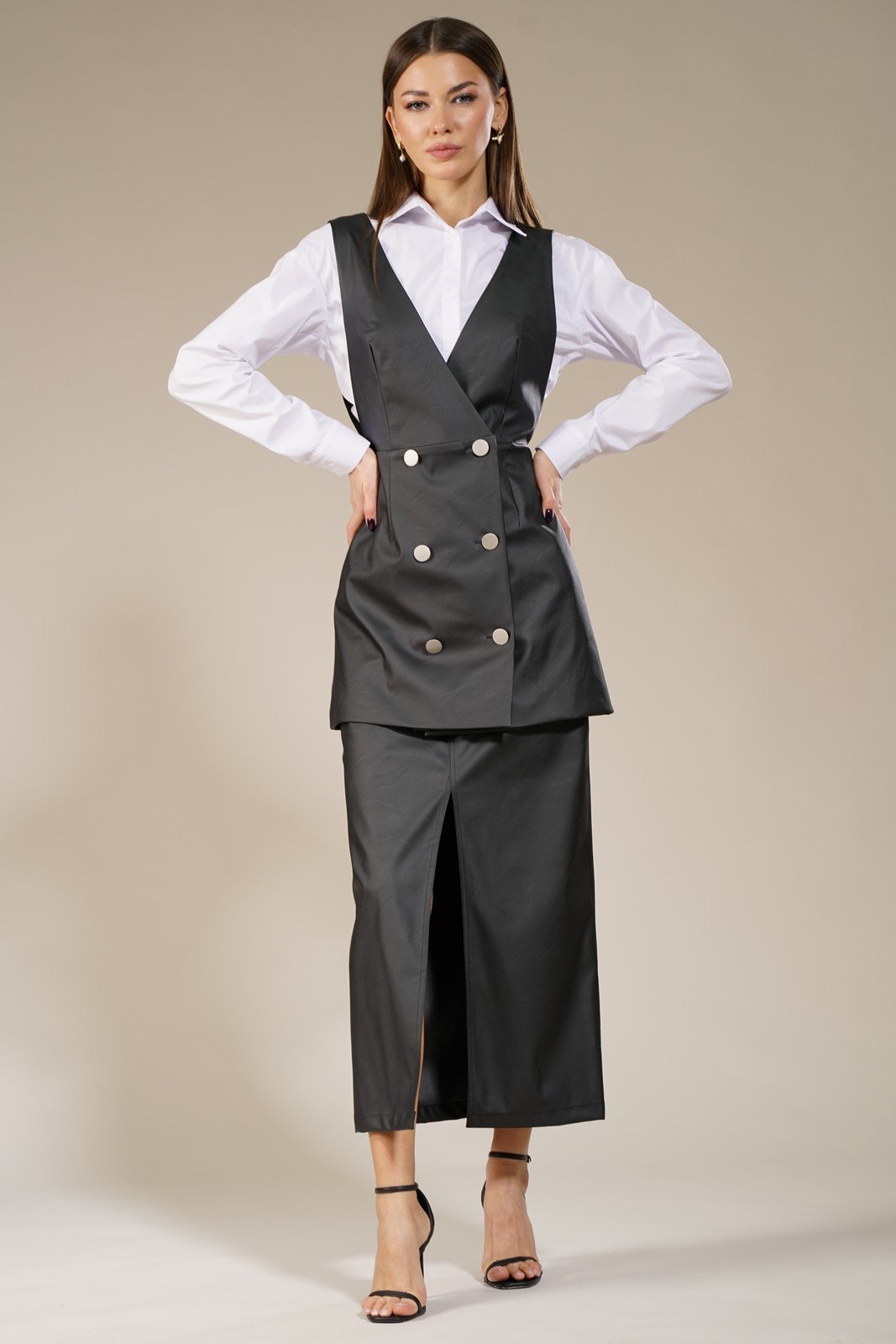 Костюм с юбкой 4150-4152-02 Kivviwear купить в интернет магазине Велесмода