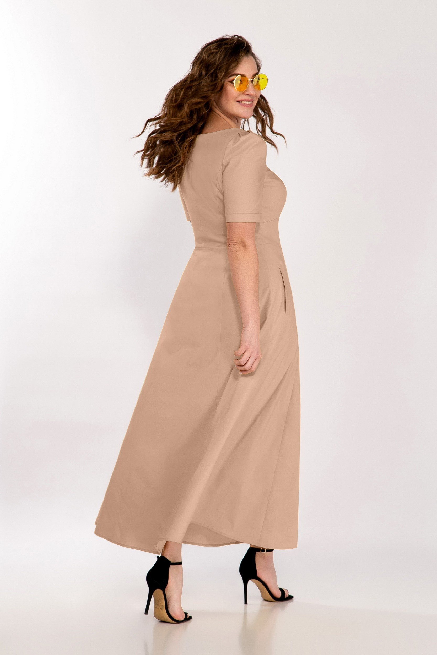 Платье 1441 песок LaKona купить в интернет магазине Велесмода