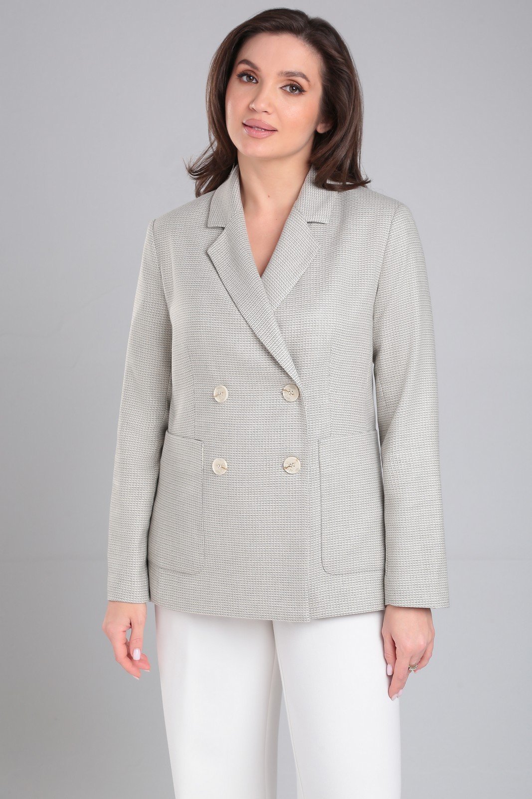 Жакет 11347 бежевая лапка LeNata купить в интернет магазине Велесмода