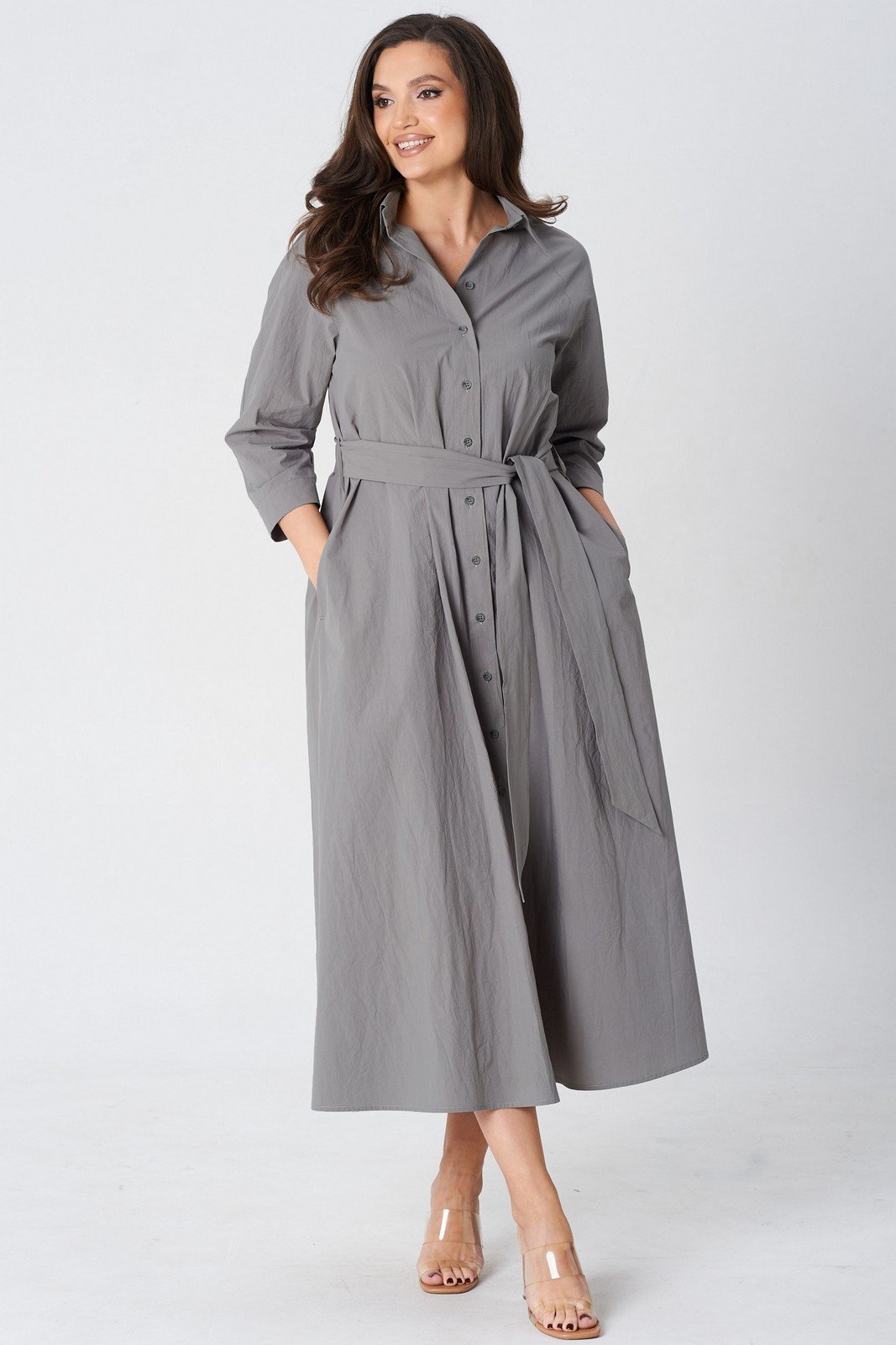 Платье 16495 серый LeNata купить в интернет магазине | в наличии