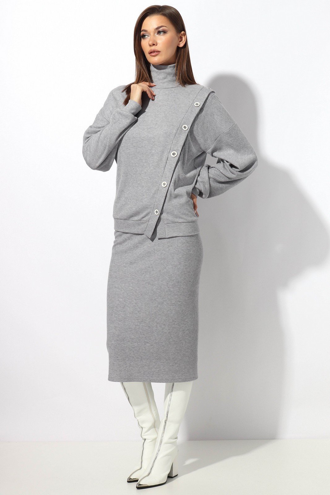 Костюм с юбкой 1390 Mia-Moda купить в интернет магазине Велесмода