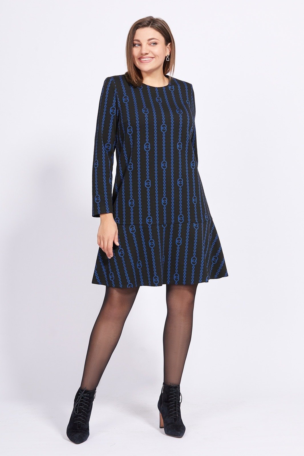 Платье 1038 цепи Milora купить в интернет магазине Велесмода