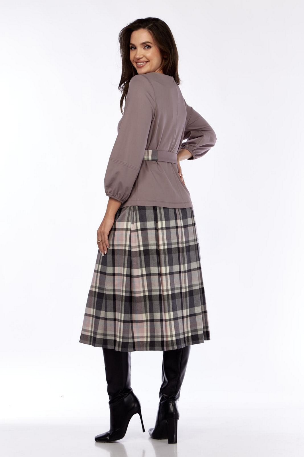 Костюм с юбкой 1056 пульно-розовый Milora купить в интернет магазине ...