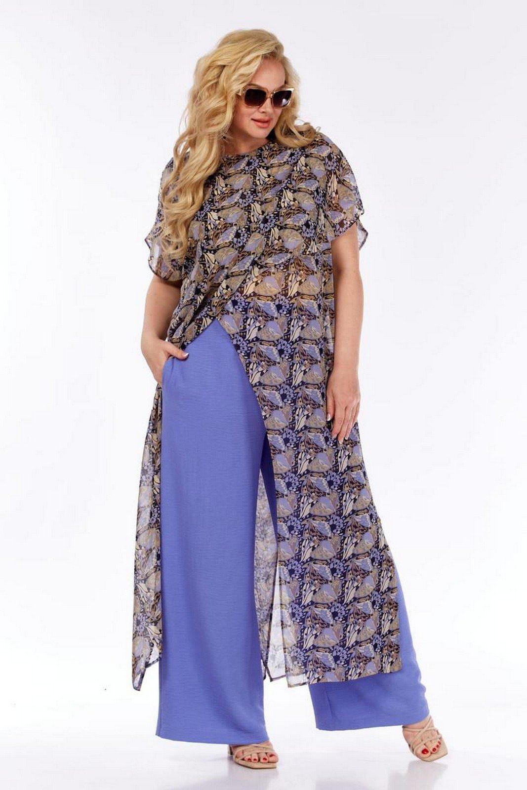 Костюм брючный 1131 сирень Milora купить в интернет магазине Велесмода