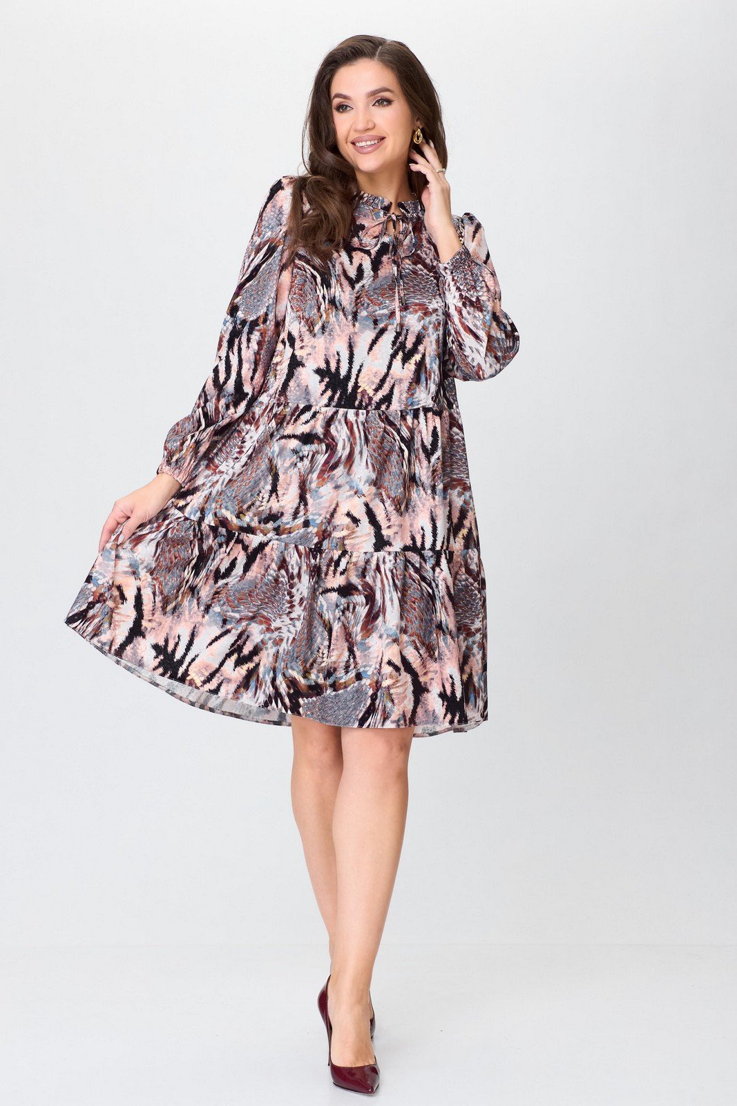 Платье 1137 цветной Milora купить в интернет магазине | в наличии