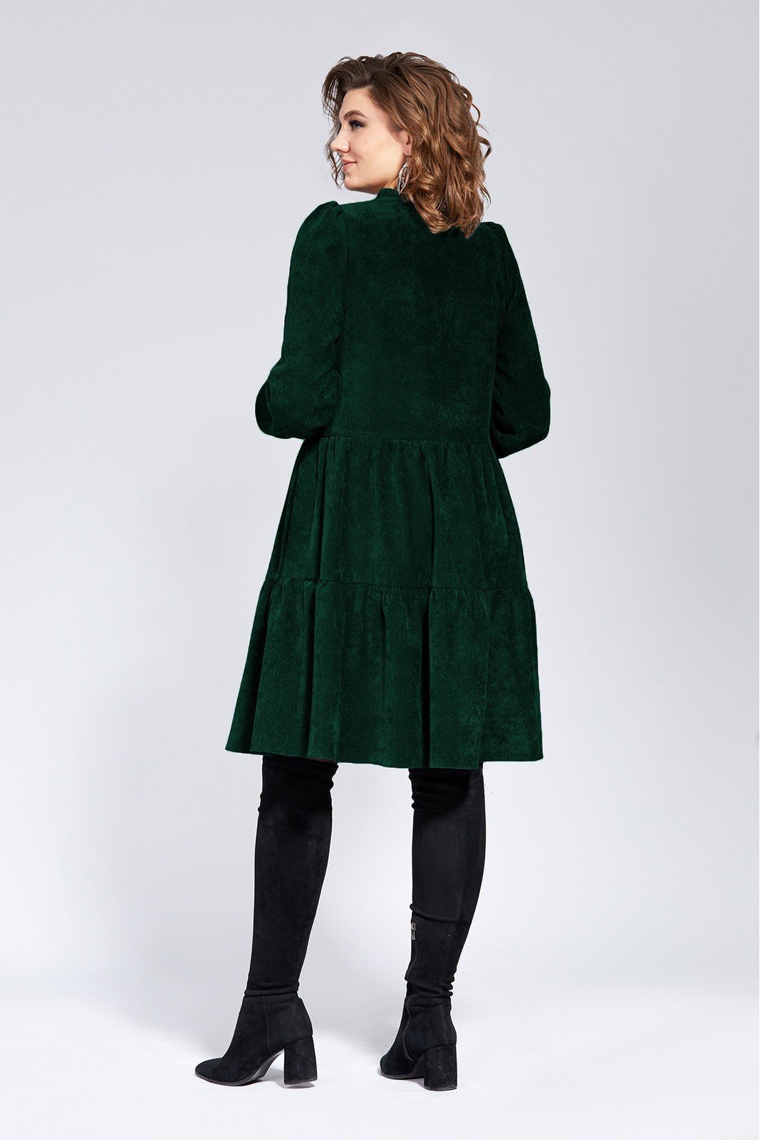 Платье 1137 темно-зеленый Milora купить в интернет магазине | в наличии
