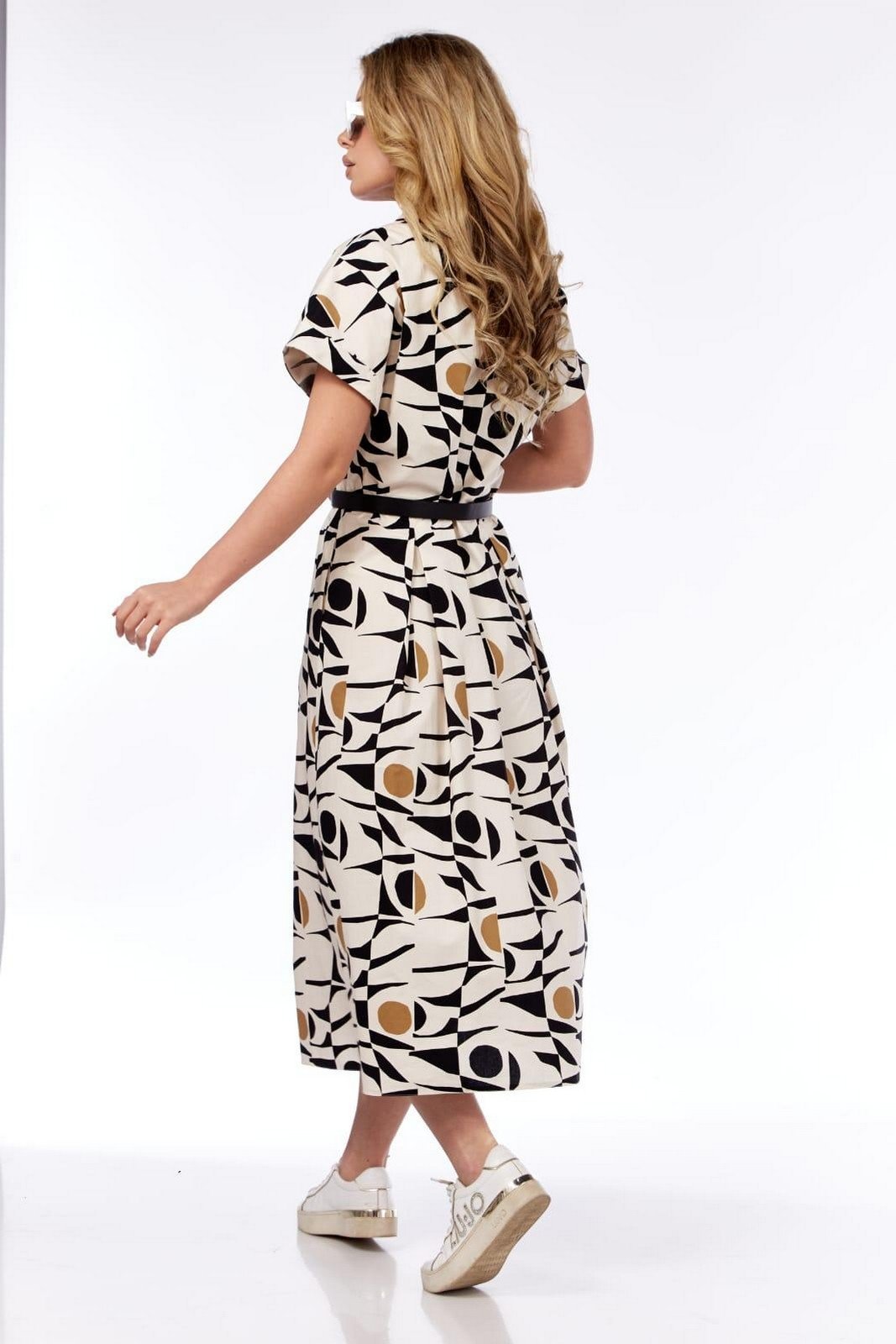 Платье 1224 геометрия Milora купить в интернет магазине Велесмода