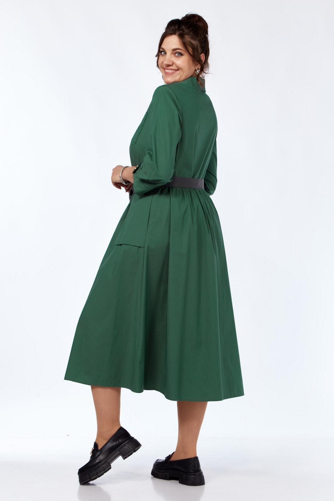 Платье 1250 изумрудный Milora купить в интернет магазине Велесмода