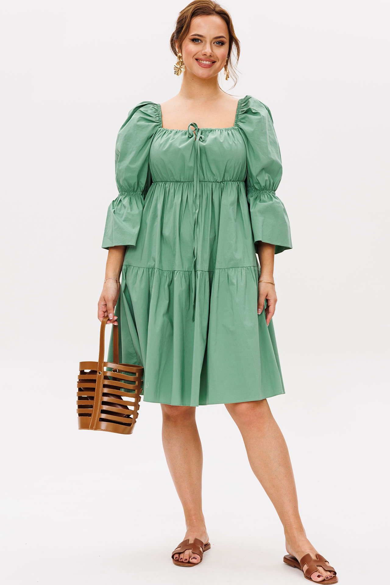 Платье 1963 мята MisLana купить в интернет магазине | в наличии