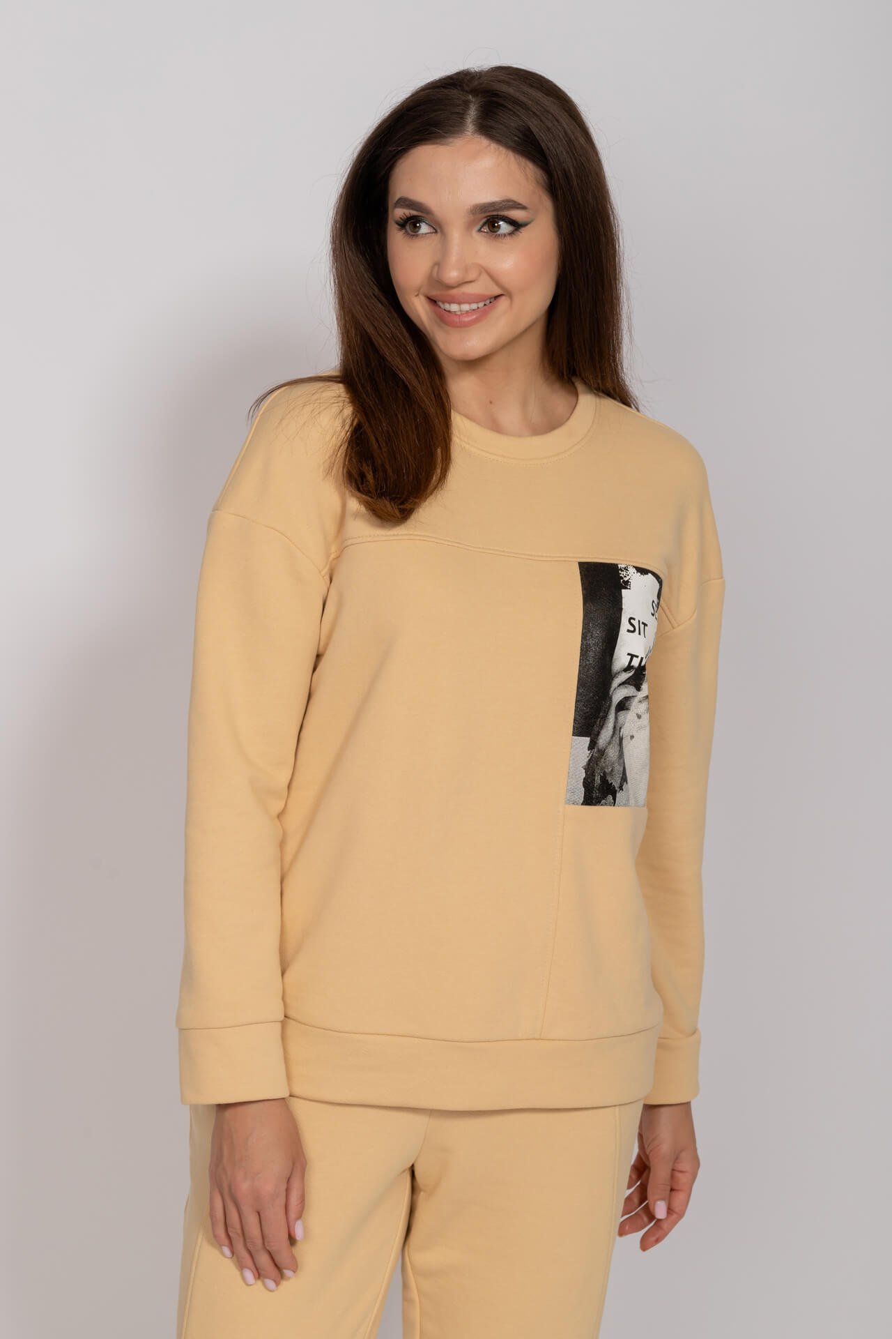 Джемпер 821 желтый MisLana купить - 6% скидка | в наличии