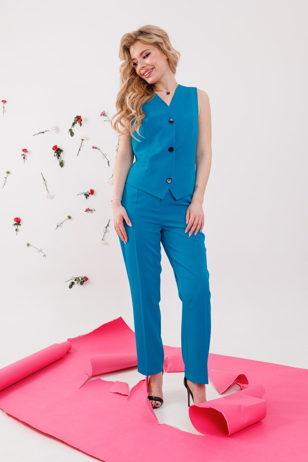 Костюм брючный 360-5 NikVa купить в интернет магазине Велесмода