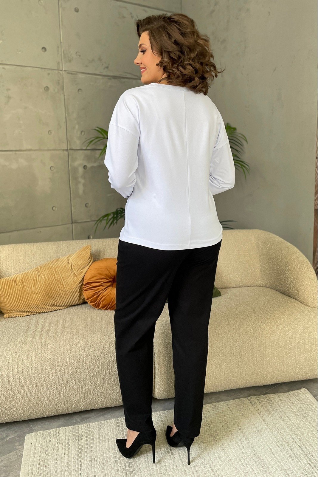 Джемпер 2145 белый Rumoda купить в интернет магазине | в наличии