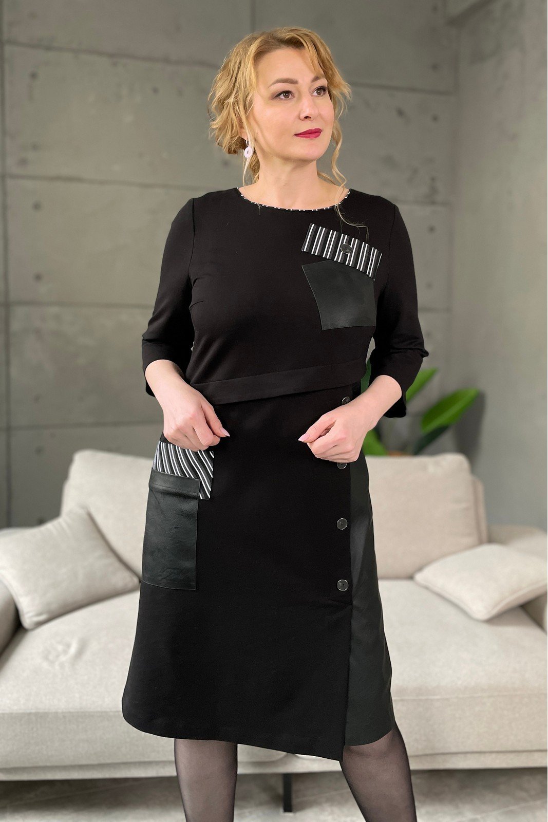 Платье 2164 черный Rumoda купить в интернет магазине | в наличии