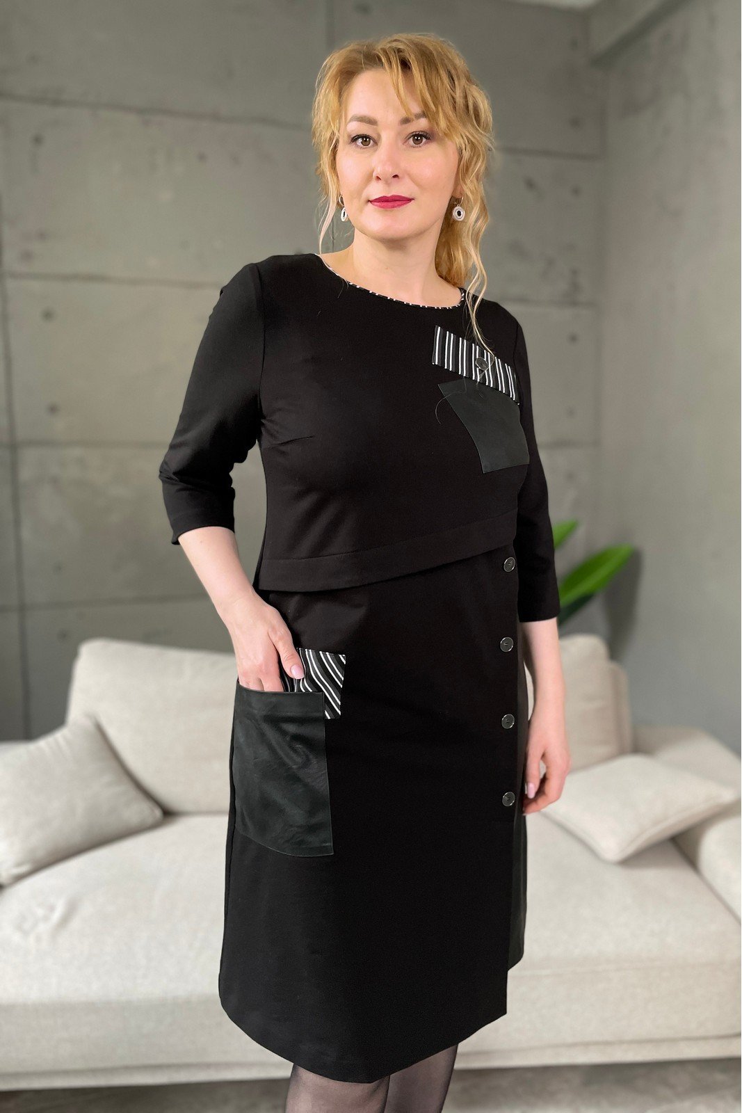 Платье 2164 черный Rumoda купить в интернет магазине | в наличии