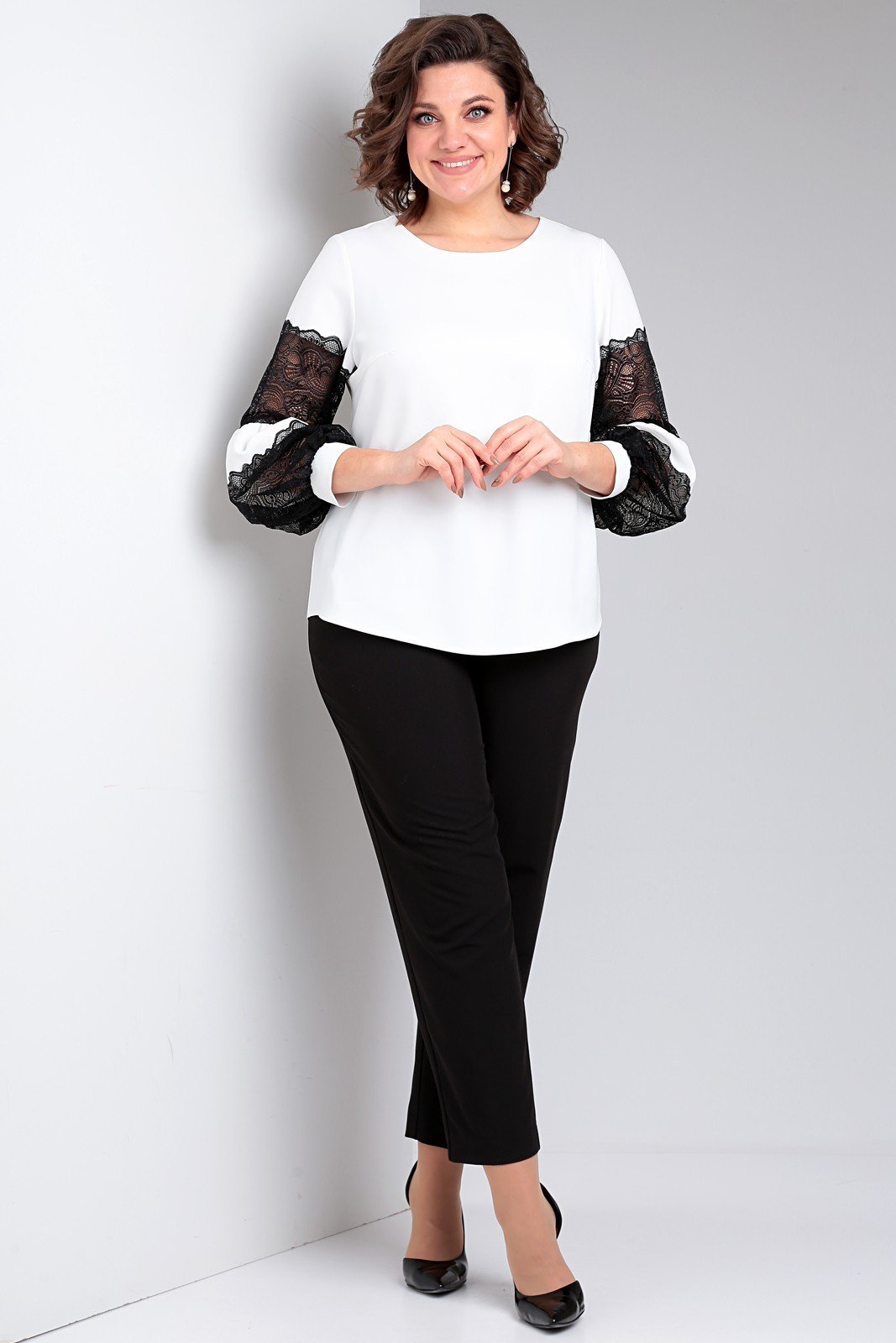 Блузка 62370 молочный Tair-Grand купить в интернет магазине | в наличии