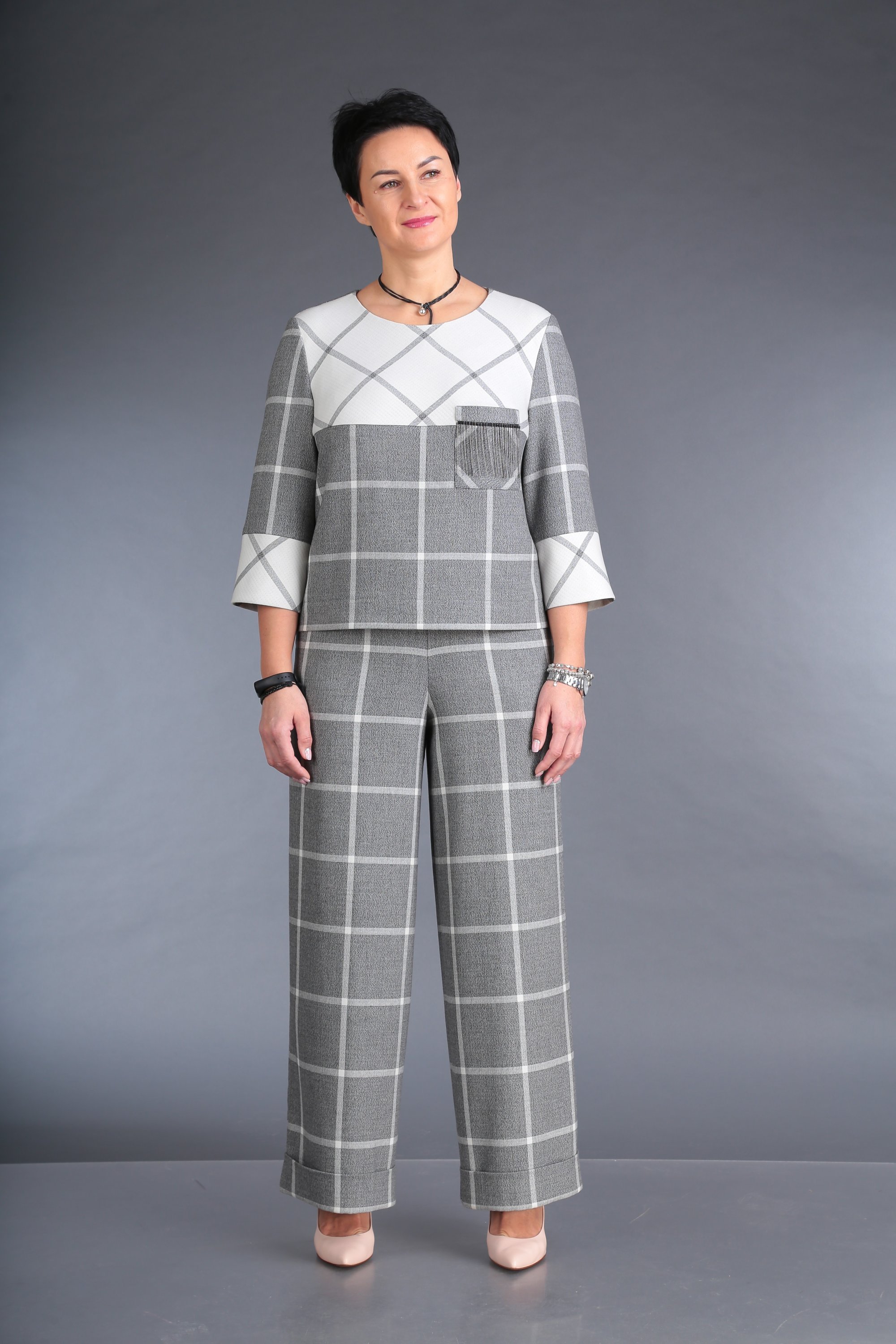 Костюм брючный 345 Zigzag Style купить в интернет магазине Велесмода