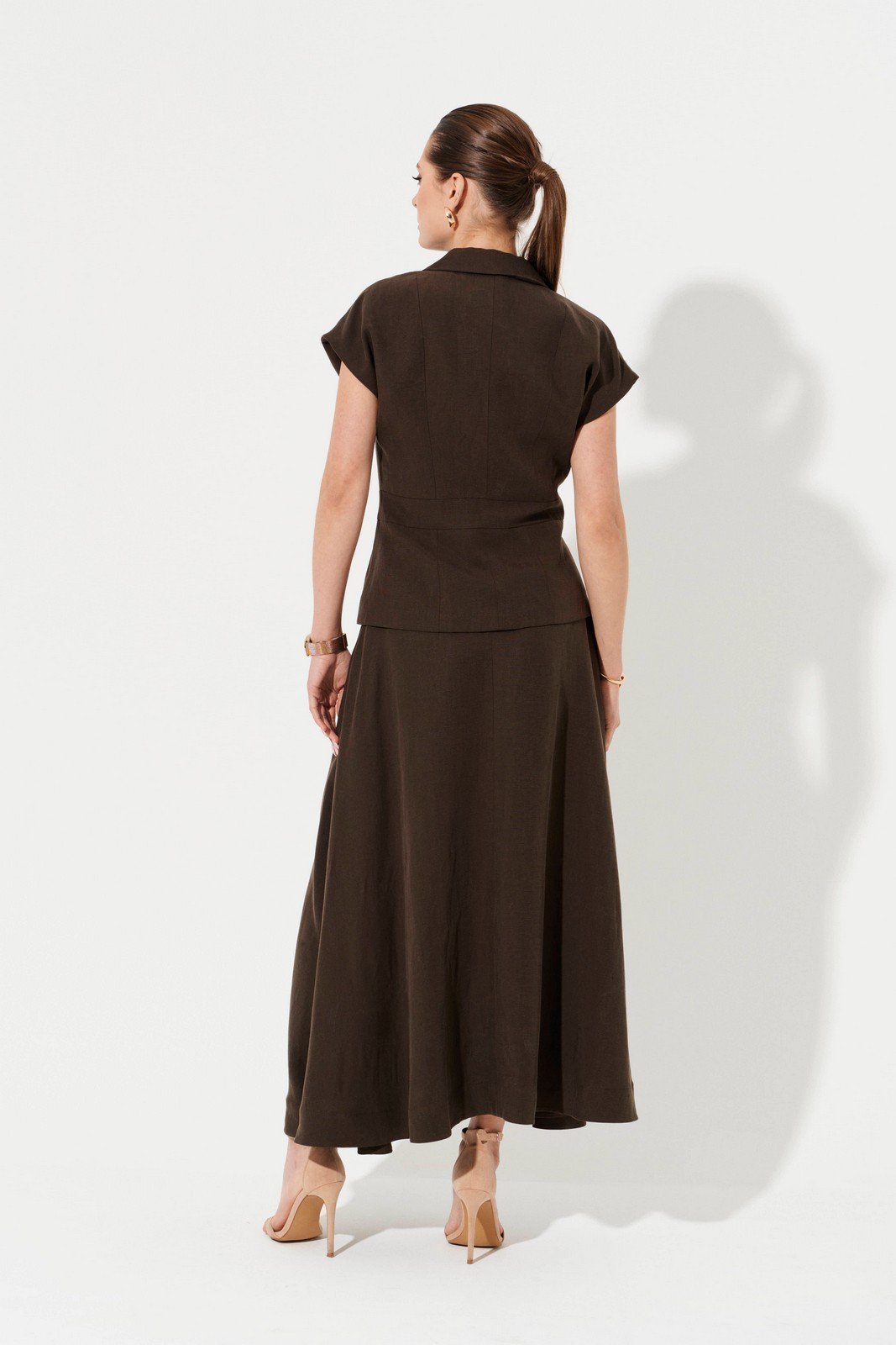 Жакет 70830 коричневый Ketty купить в интернет магазине Велесмода