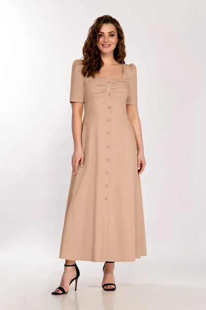 Платье 1441 песок LaKona купить в интернет магазине Велесмода
