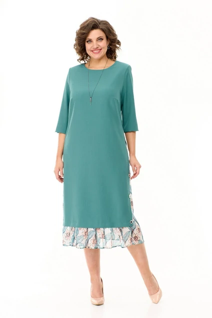 Платье 758-1 нефрит Milora купить в интернет магазине Велесмода